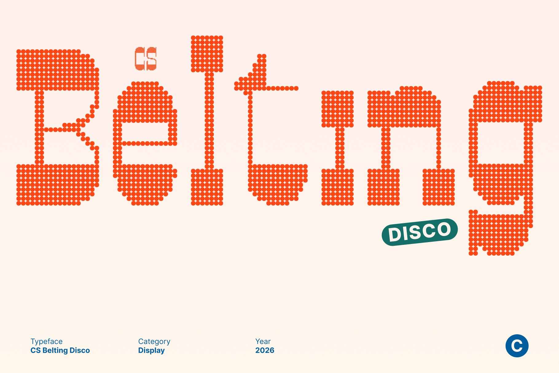 CS Belting Disco – Rugged Western Display Font