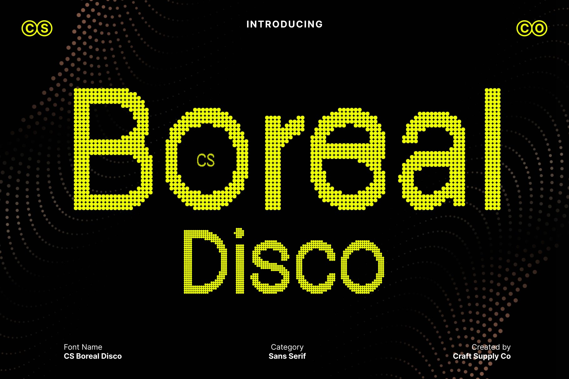 CS Boreal Disco – Modern Sans Serif with Fresh Quirky Character