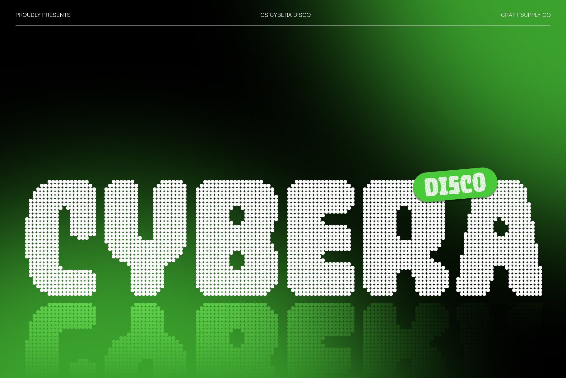 CS Cybera Disco – Bold Rounded Sans Serif with Modern Disco