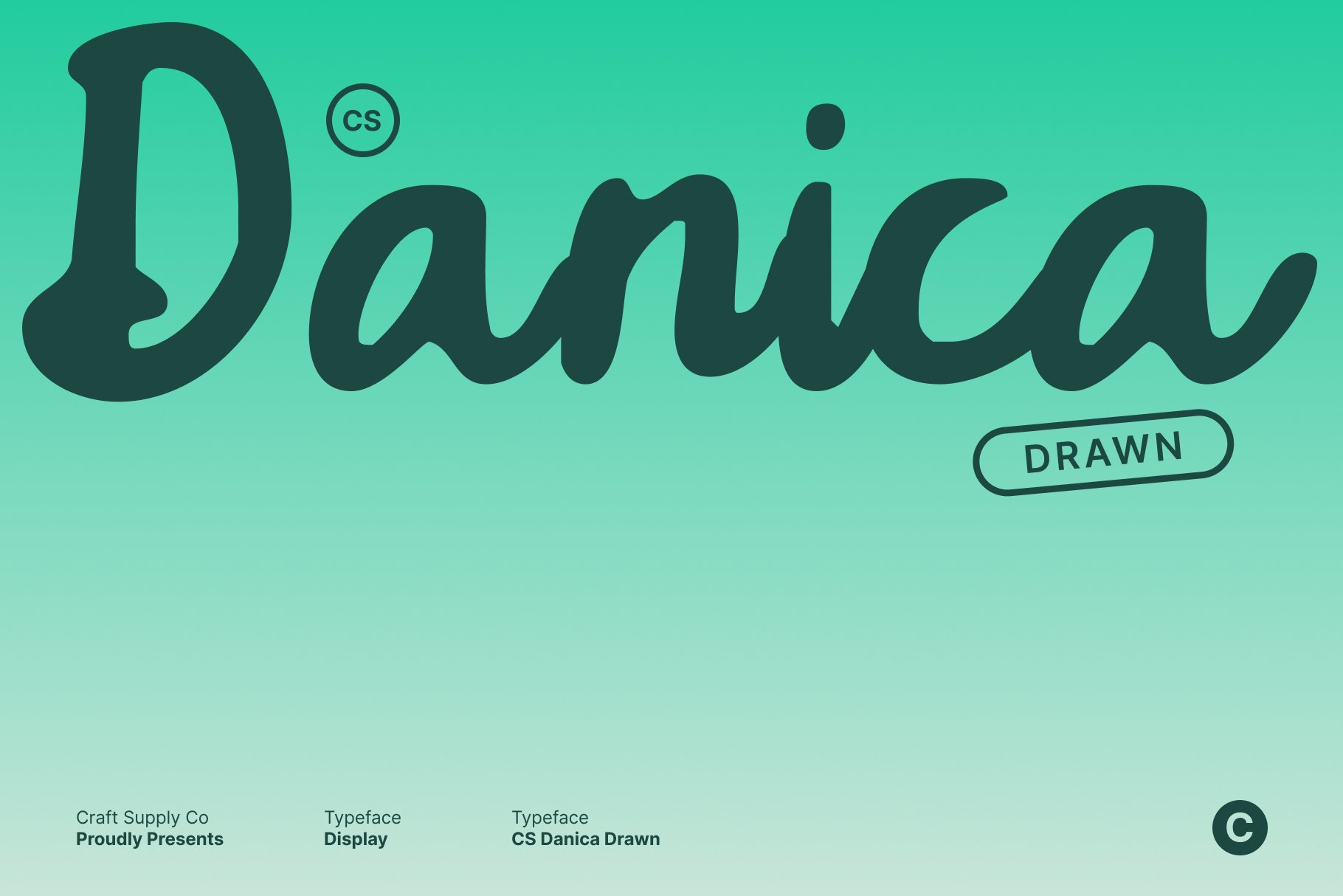CS Danica Drawn – Delicate Handwritten Script Font
