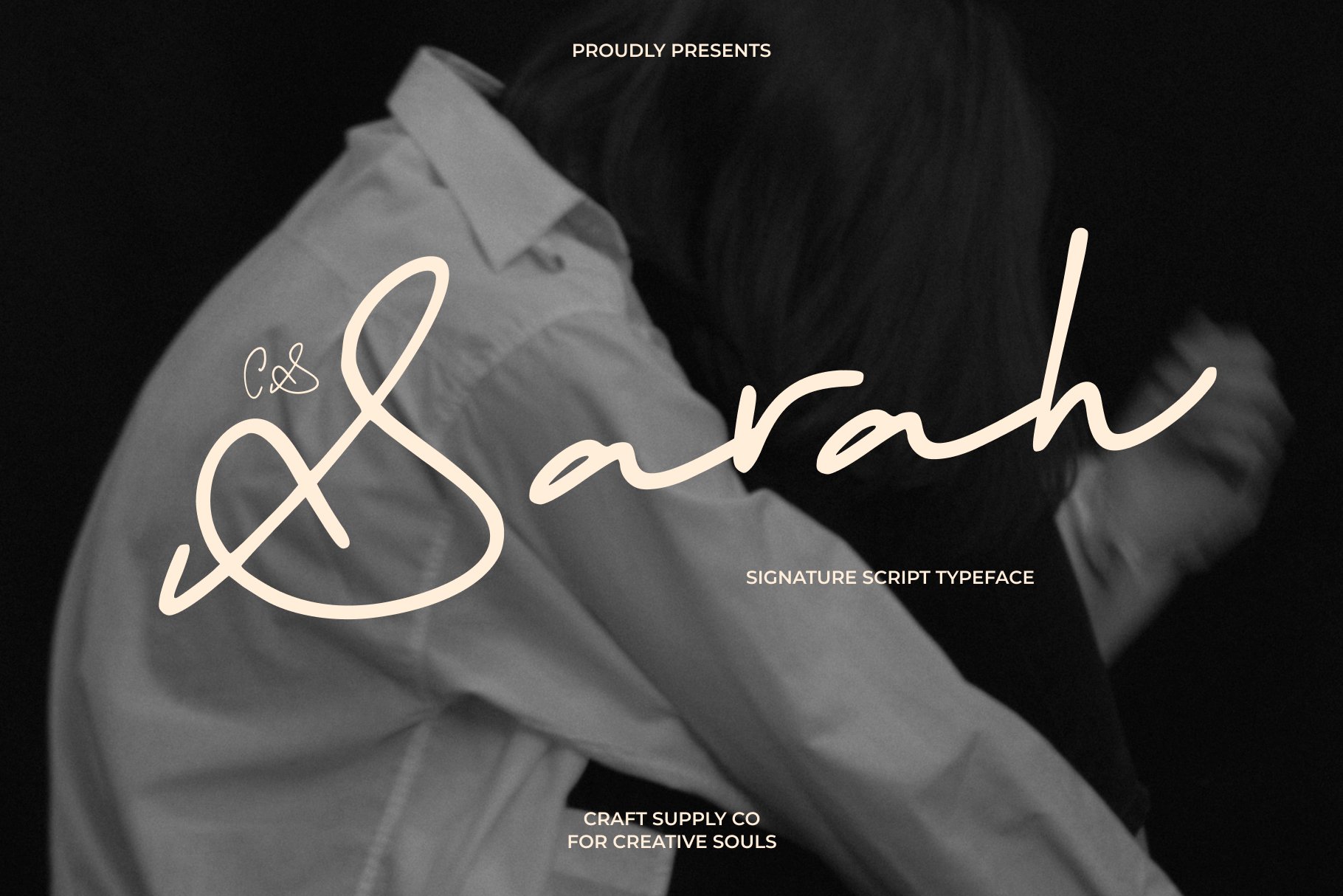 CS Sarah – Elegant Handwritten Script Font with Refined Clarity