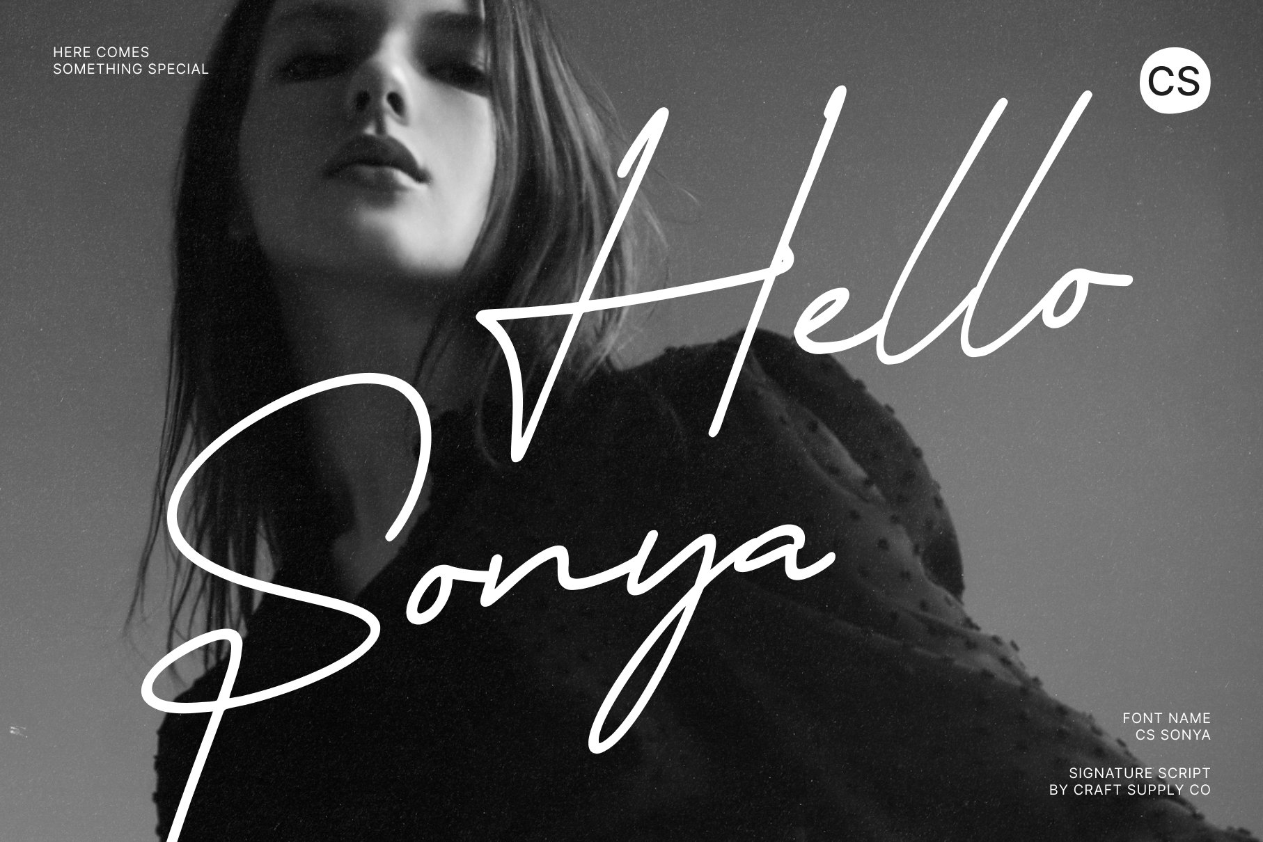 CS Sonya – Elegant Signature Script Font with Handwritten Style