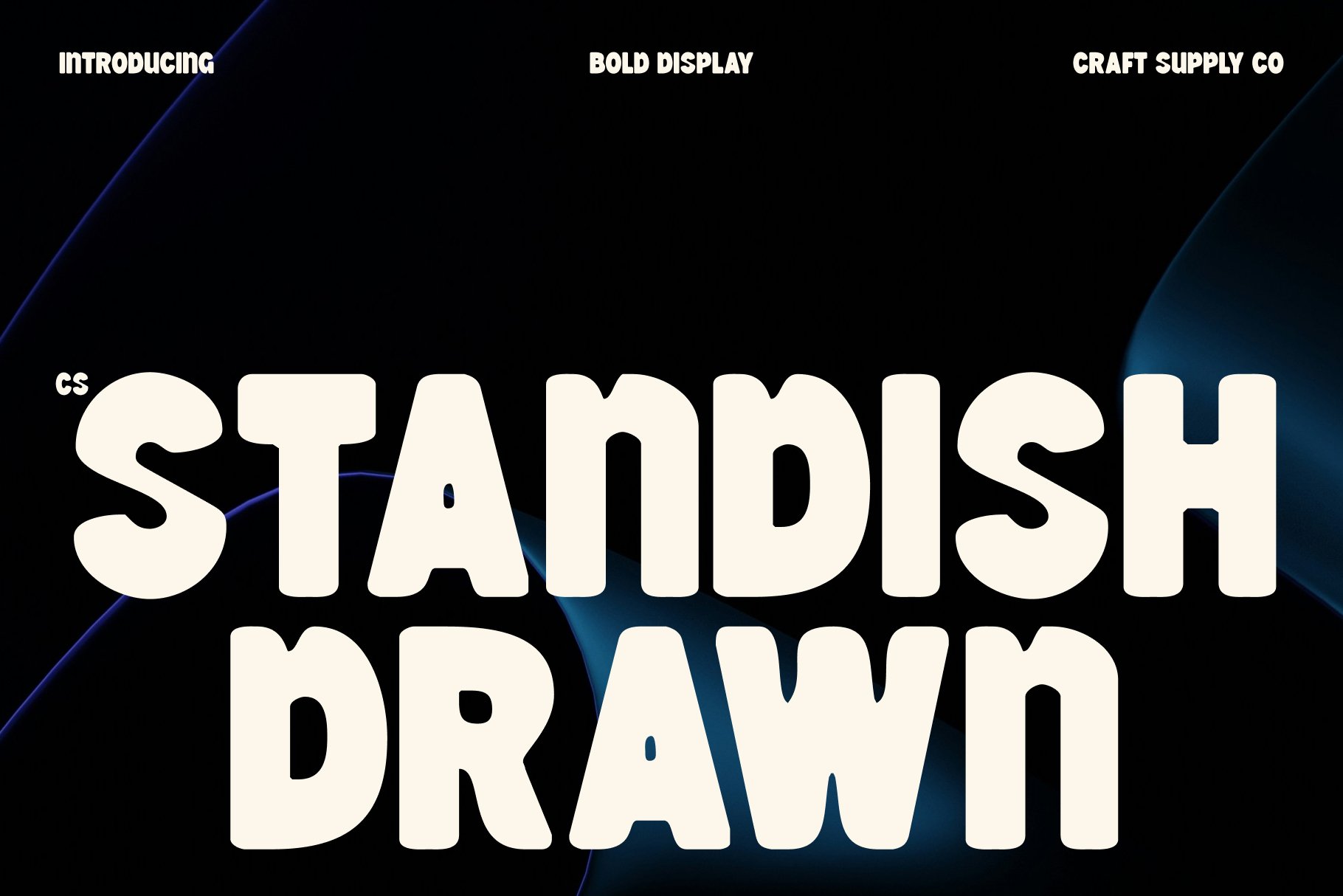 CS Standish Drawn – Modern Sans Serif Font