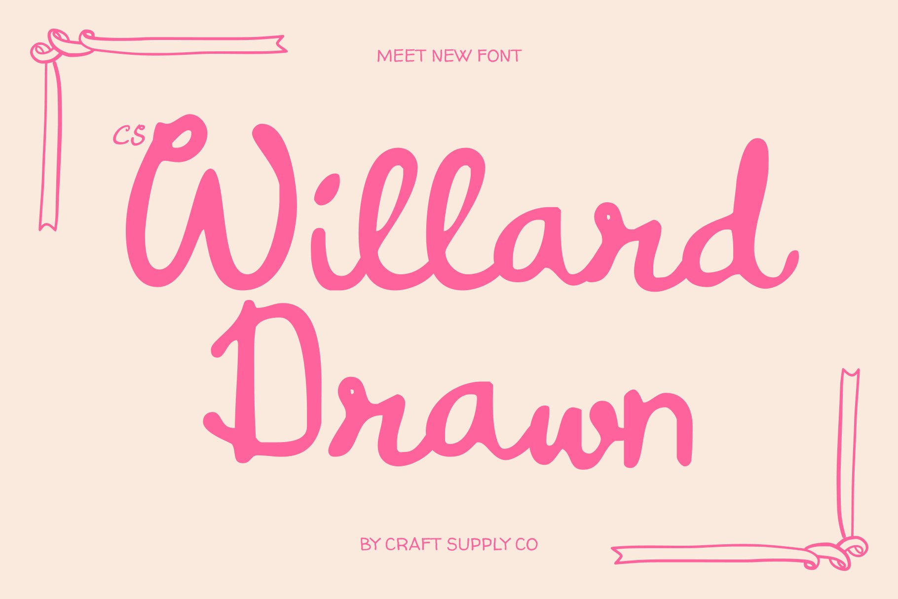 CS Willard Drawn – Whimsical Handwritten Script Font