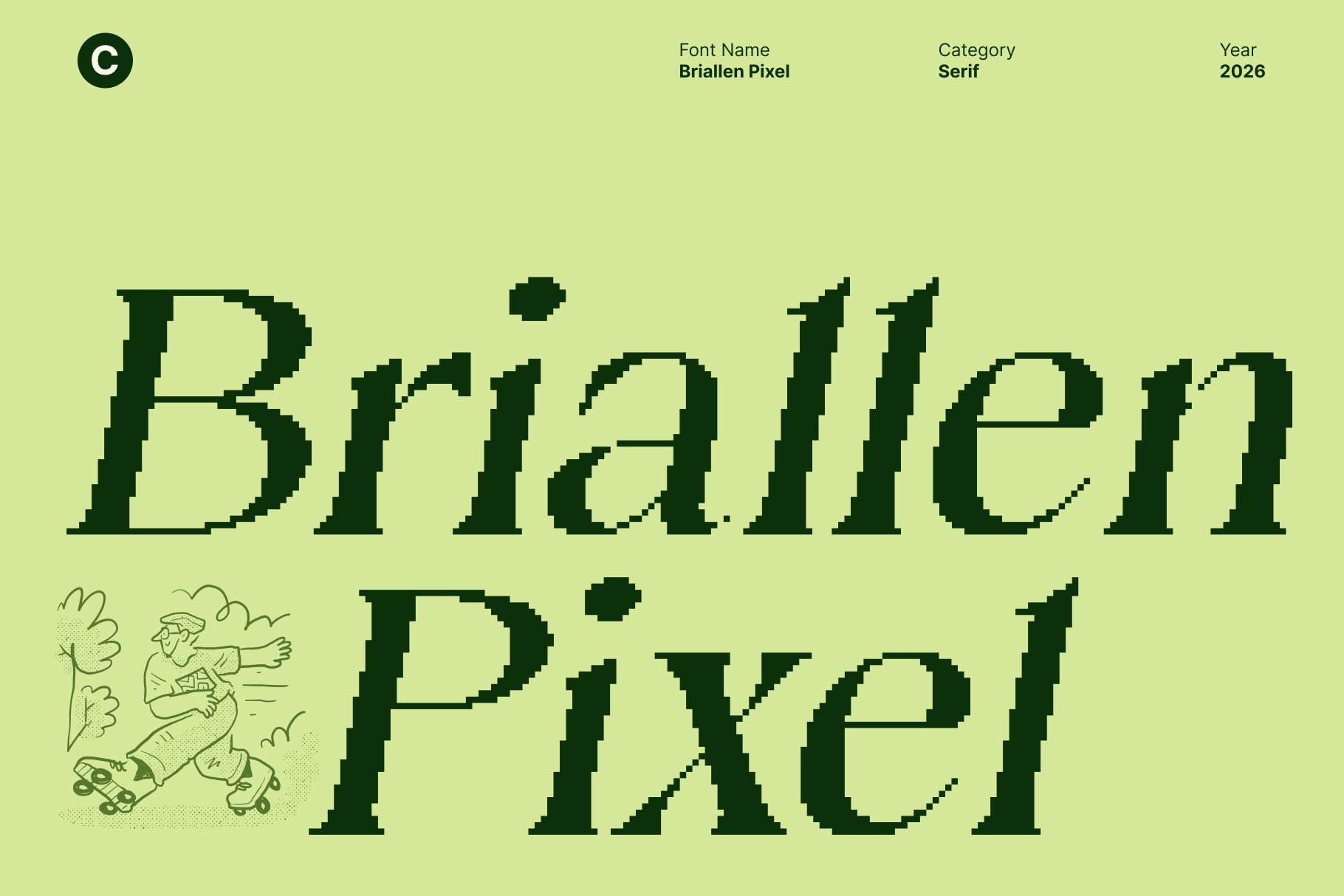 Briallen Pixel: Elegant Modern Serif for Professional Branding - Craft ...