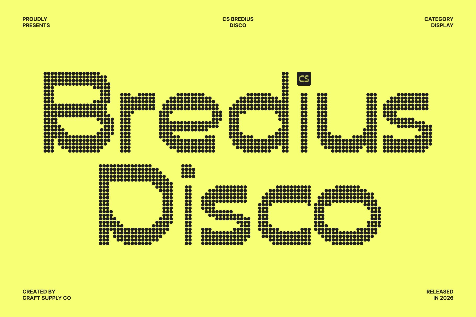 CS Bredius Disco: Quirky Playful Display Font with Retro Charm - Craft ...