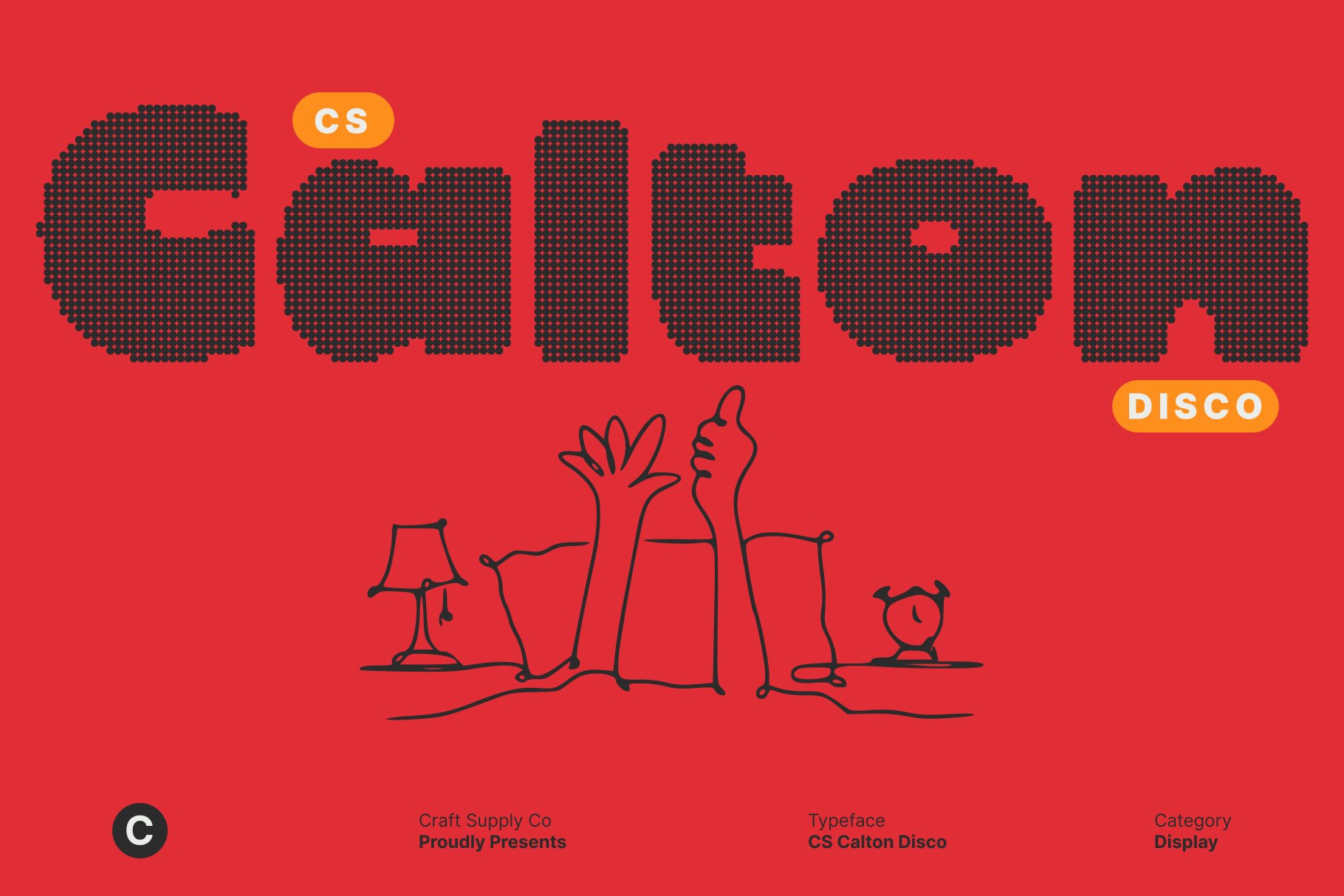 CS Calton Disco – Bold Display Sans Serif with Disco Energy