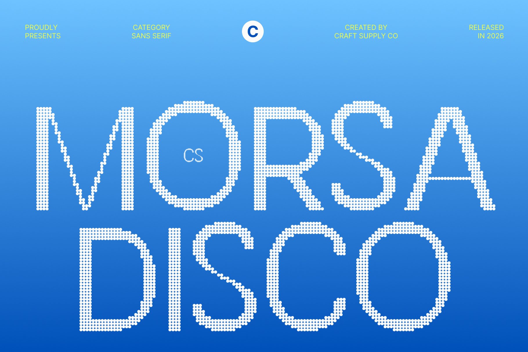 CS Morsa Disco – Modern Sans Serif with Energetic Style