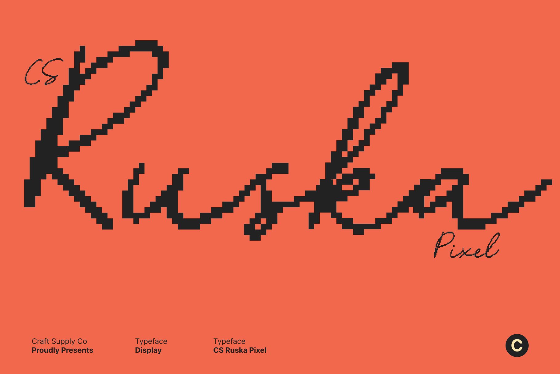 CS Ruska Pixel – Romantic Script with Mediterranean Elegance