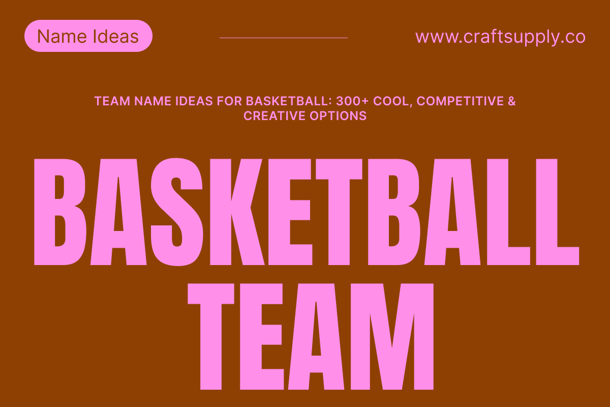 Team Name Ideas for Basketball: 300+ Cool, Competitive & Creative Options