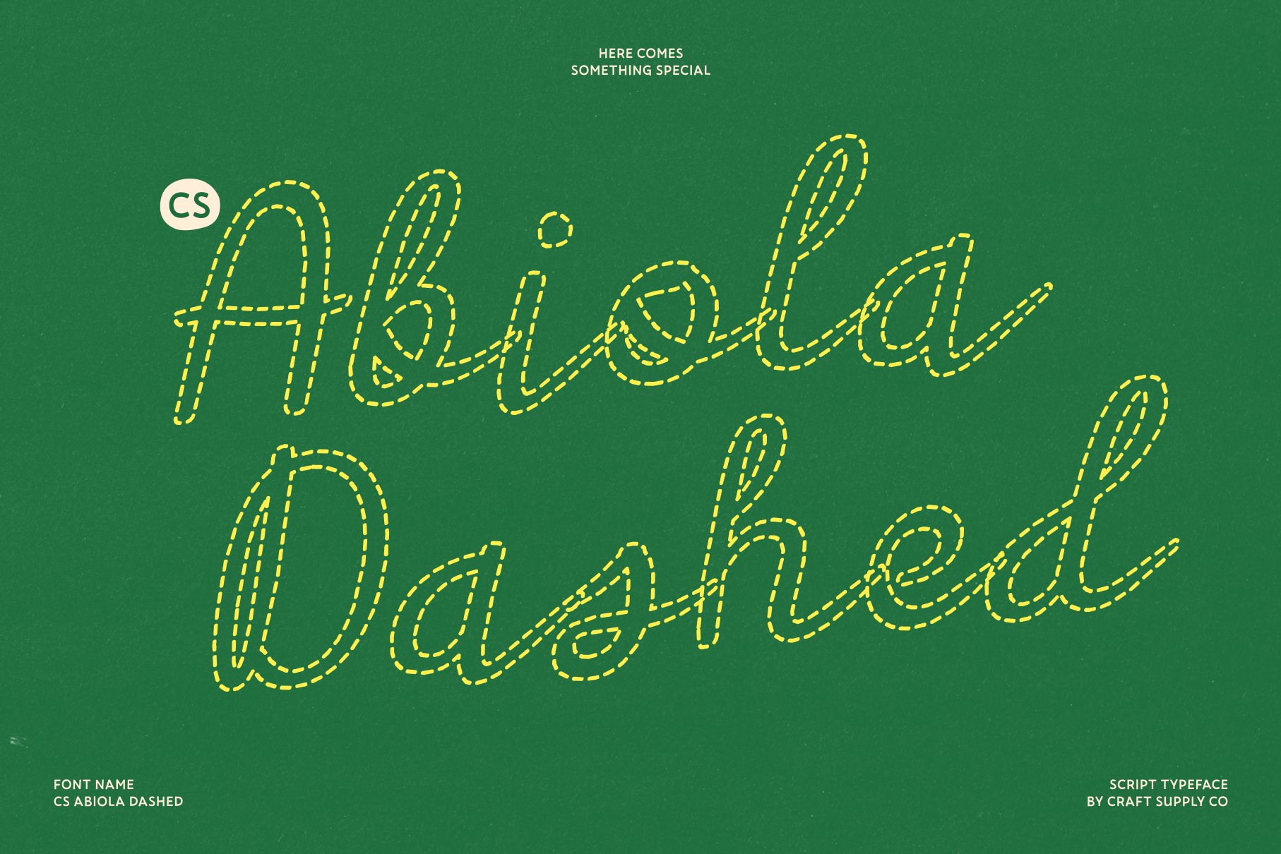 CS Abiola Dashed: Elegant Modern Script with Feminine Charm - Craft ...