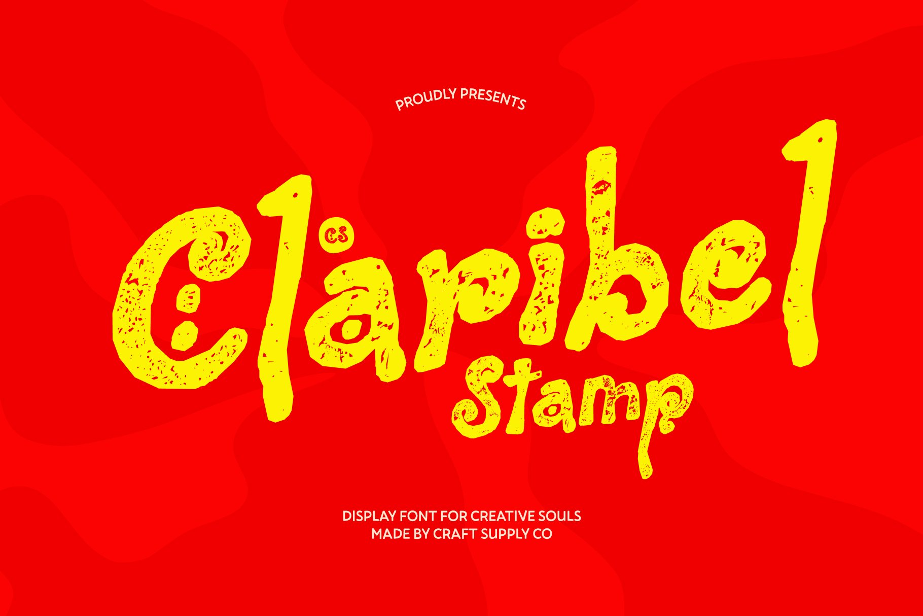 CS Claribel Stamp – Whimsical Fantasy Display Font