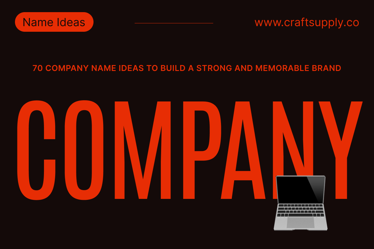 70 Company Name Ideas to Build a Strong and Memorable Brand