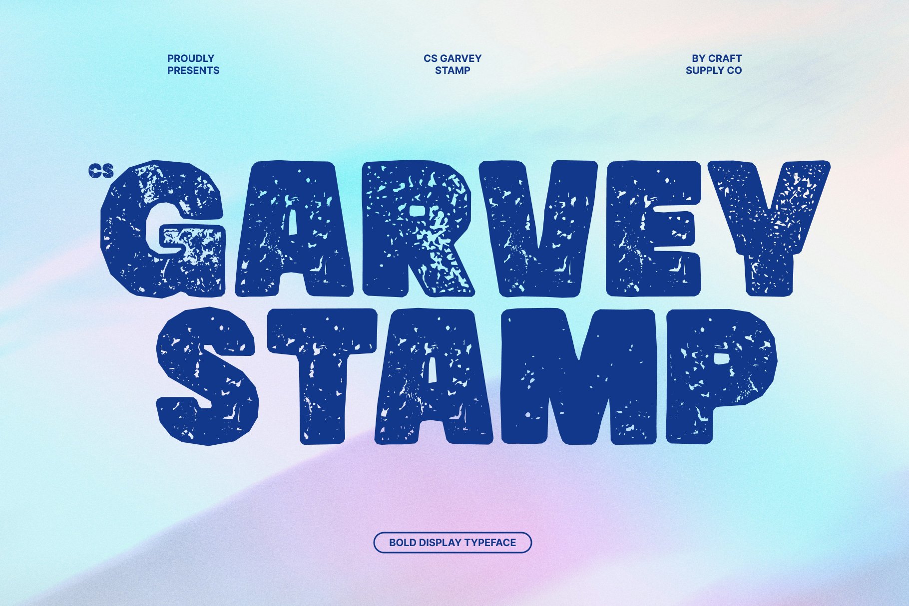 Cs Garvey Stamp Bold Playful Sans Serif With Vintage Grit Craft 3835