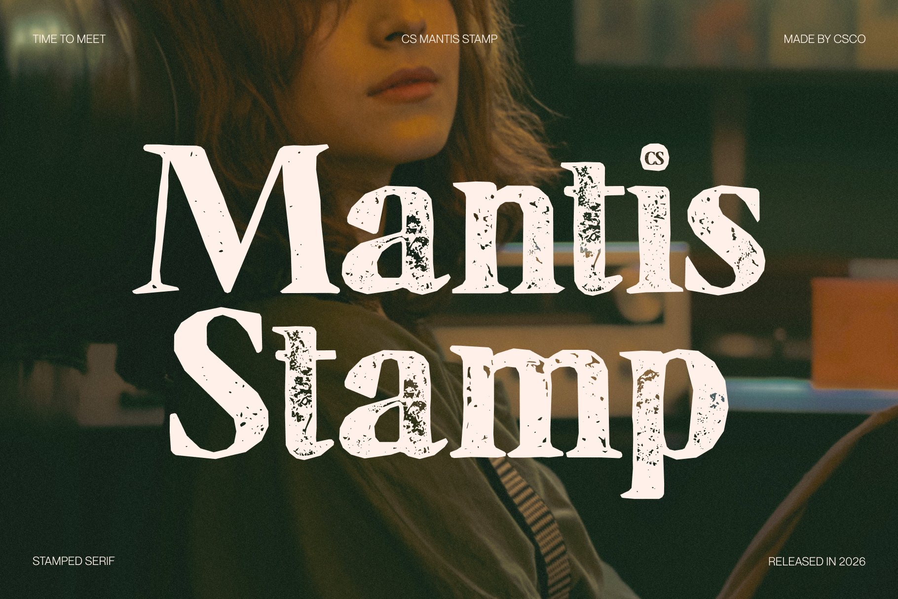 CS Mantis Stamp: Reverse Contrast Serif Font – Modular Style - Craft ...