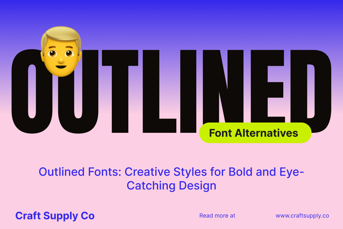Outlined Fonts: Creative Styles for Bold and Eye-Catching Design