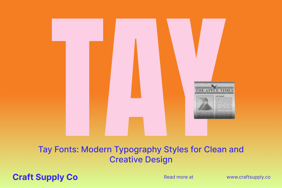 Tay Fonts: Modern Typography Styles for Clean and Creative Design